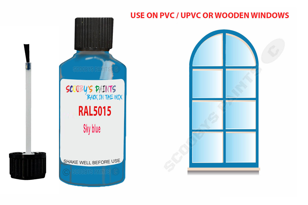 Ral5015 Sky Blue window and doors Pvc,Upvc Plastic Blue Touch Up Paint – Car Touch Up Spray Paint