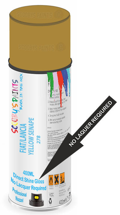 Direct Gloss Spray For Fiat 500 La Prima Celestial Blue Metallic 278 A ...