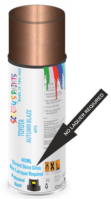 Direct Gloss Spray For Toyota Hilux Autumn Blaze Metallic 4P5 Aerosol ...