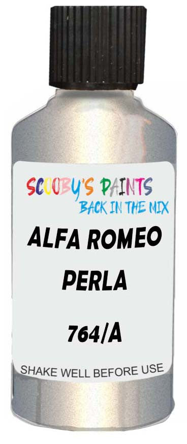 Touch Up Paint For Alfa Romeo Giulietta Code: 764/A Perla Moonlight Me ...