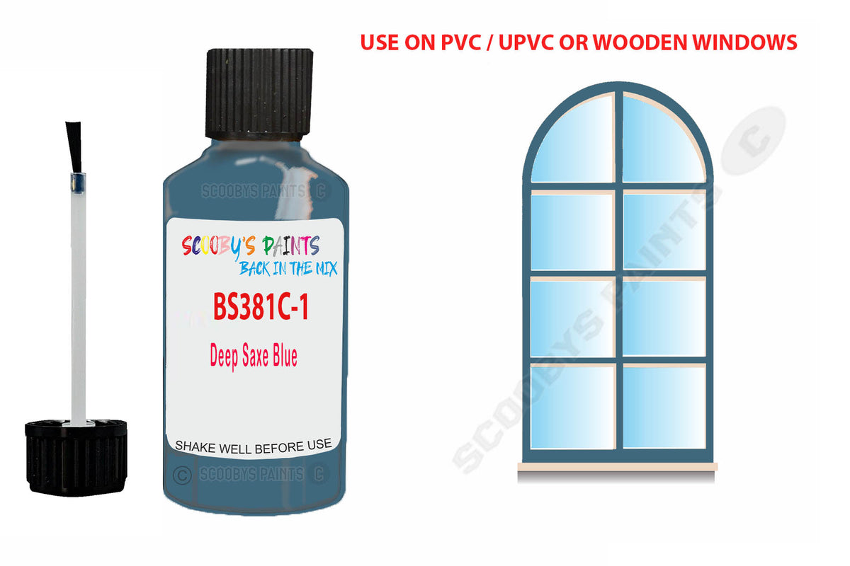 Bs381C-113 Deep Saxe Blue window and doors Pvc,Upvc Plastic Blue Touch ...