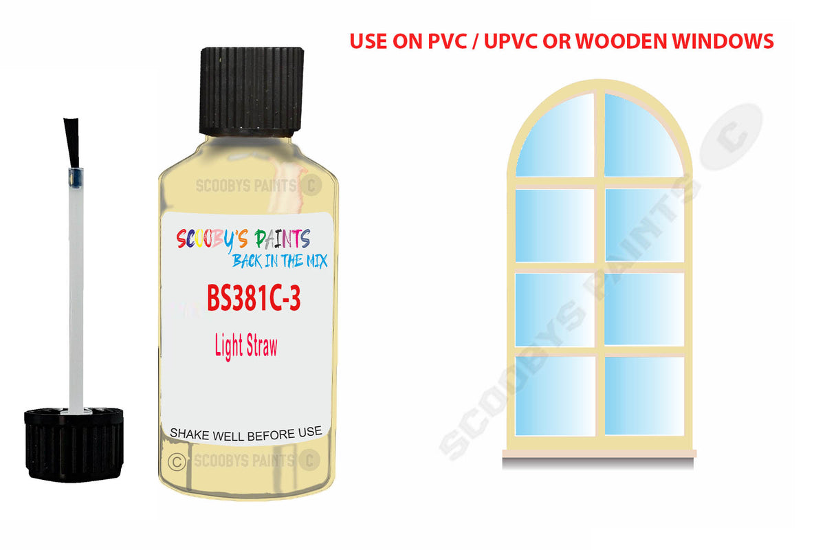 Bs381C-384 Light Straw window and doors Pvc,Upvc Plastic Yellow Touch ...