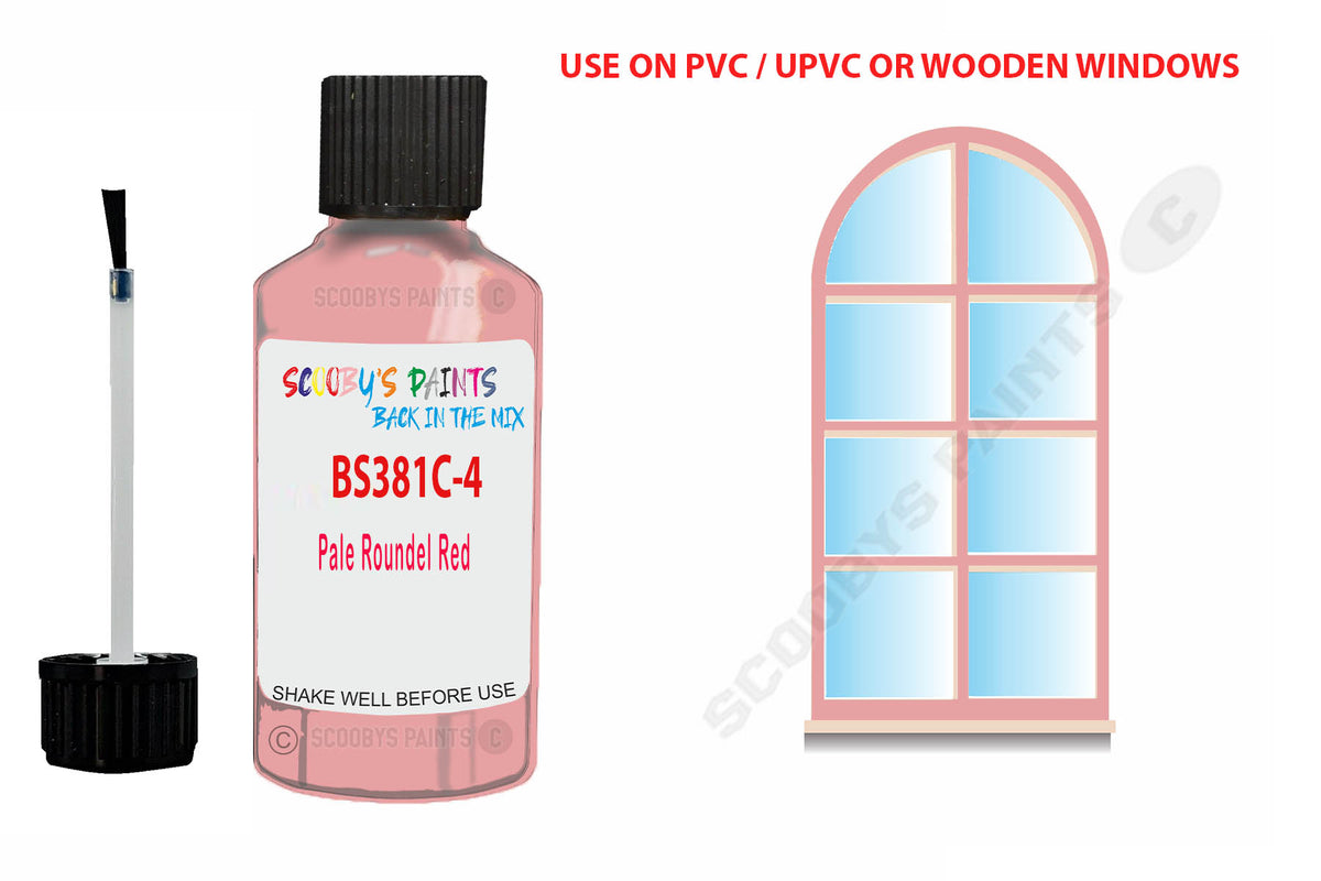 Bs381C-454 Pale Roundel Red window and doors Pvc,Upvc Plastic Pink Tou ...