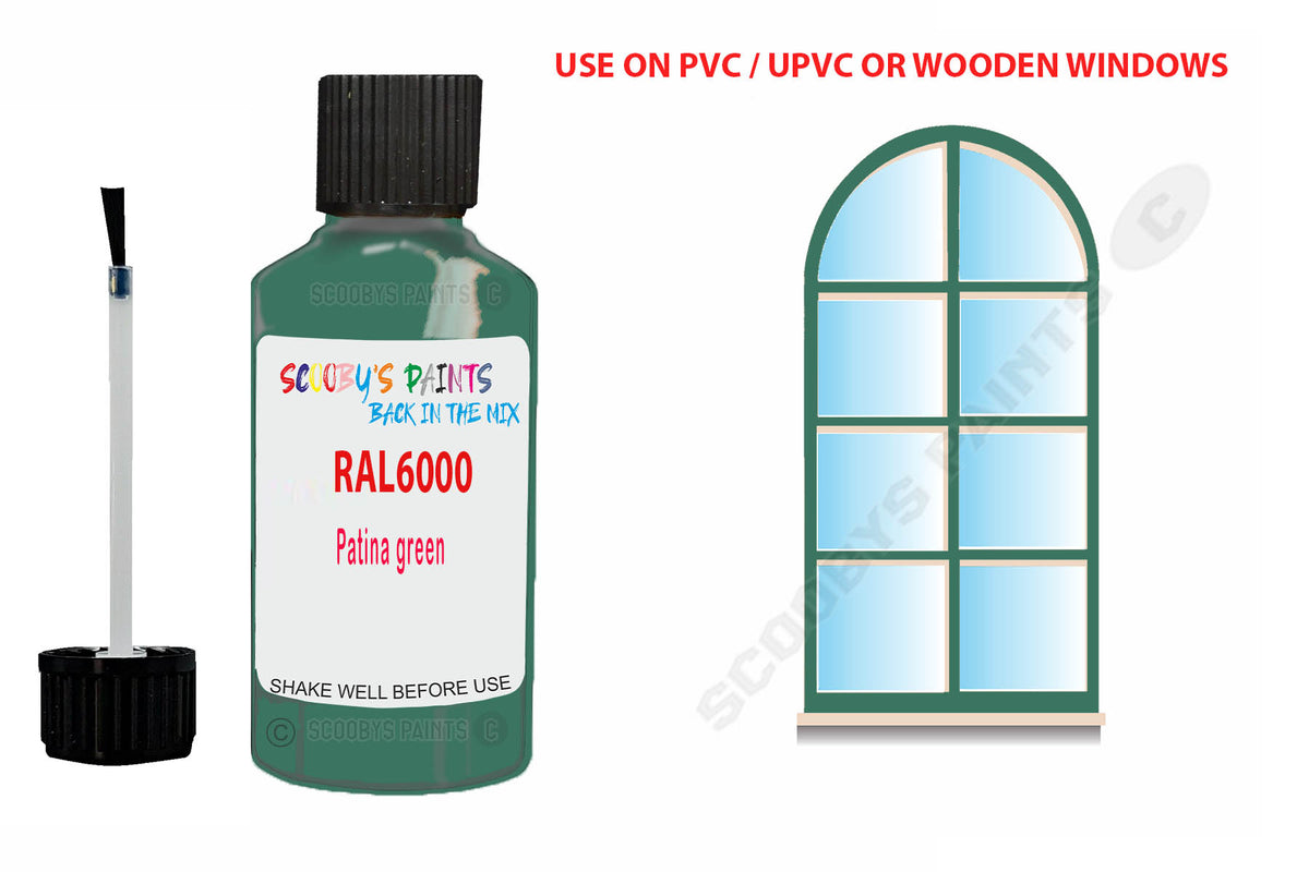 Ral6000 Patina Green window and doors Pvc,Upvc Plastic Green Touch Up ...
