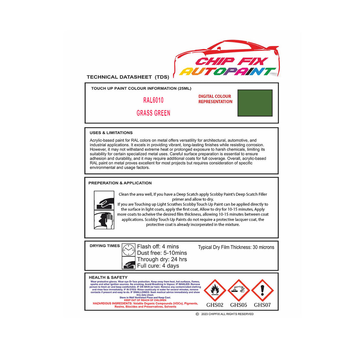 Ral 6010 Grass Green Bicycle Frame Acrylic Green Metal Bike Touch Up P ...