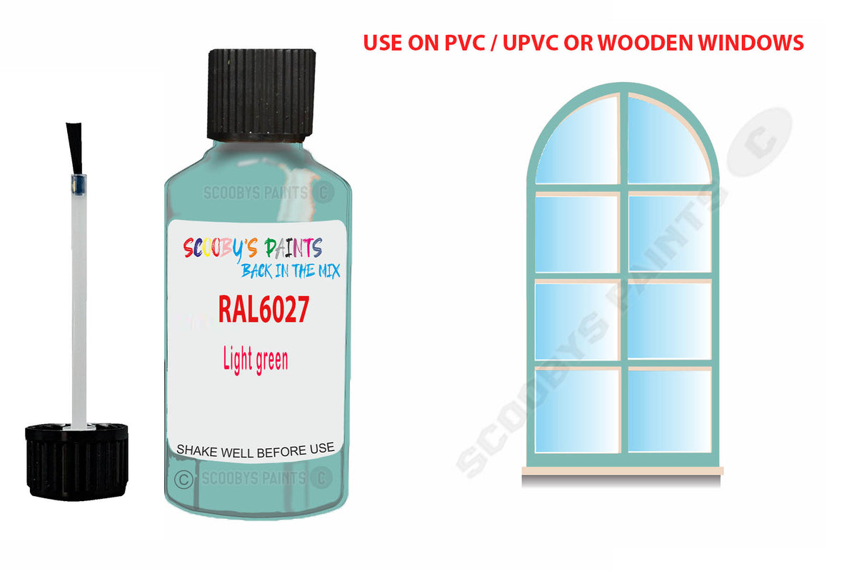 Ral6027 Light Green window and doors Pvc,Upvc Plastic Green Touch Up P ...