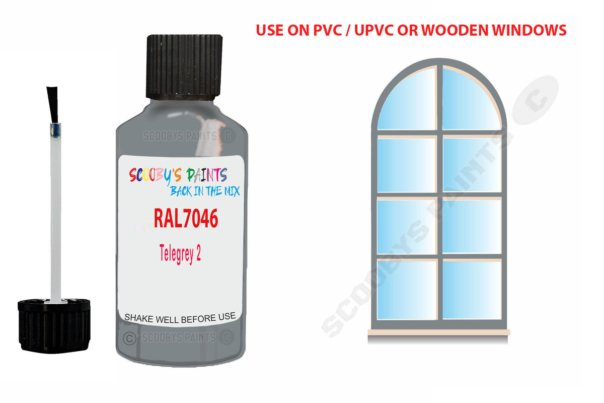 Ral7046 Telegrey 2 window and doors Pvc,Upvc Plastic Silver-Grey Touch ...