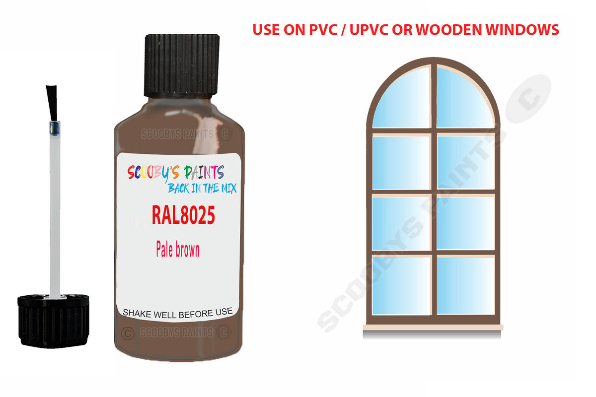Ral8025 Pale Brown window and doors Pvc,Upvc Plastic Brown Touch Up Pa ...