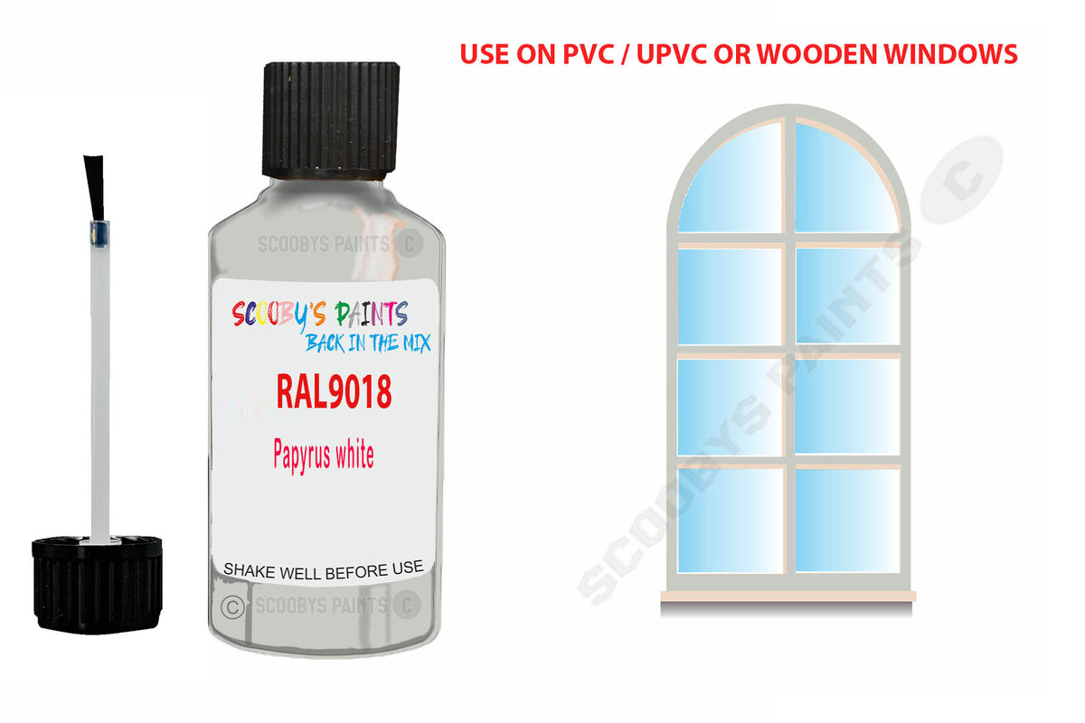 Ral9018 Papyrus White window and doors Pvc,Upvc Plastic White Touch Up ...