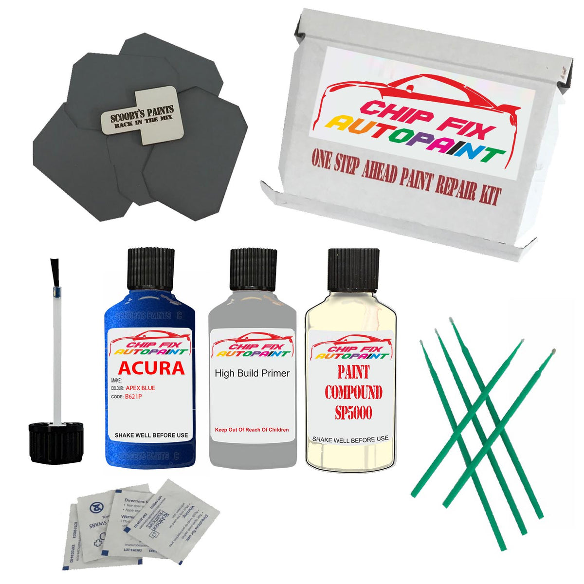 Paint For Acura Tl Apex Blue 2019-2021 Code B621P Touch Up Paint Scrat ...
