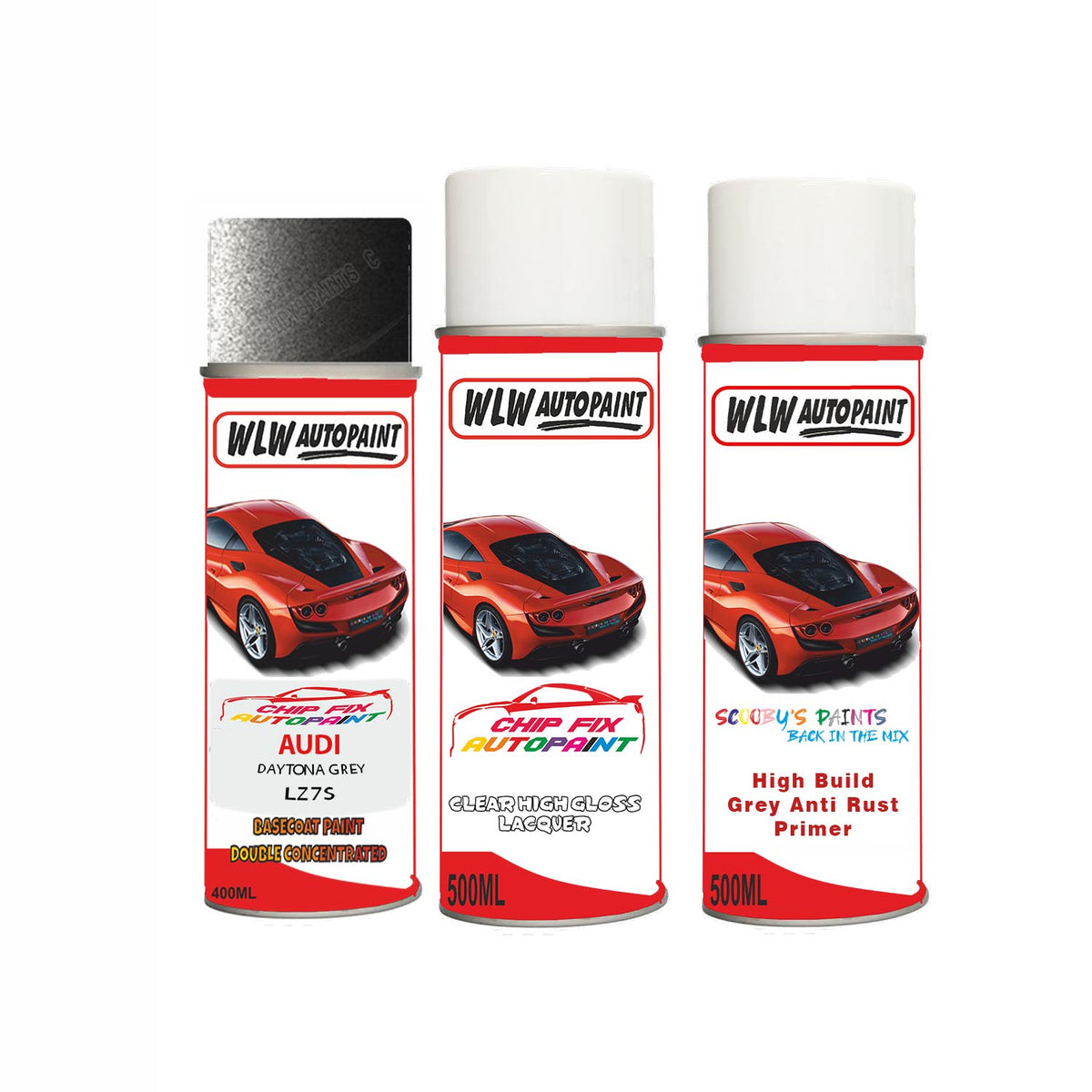Audi Daytona Grey Paint Code Lz7S Aerosol Spray Paint – Car Touch Up ...