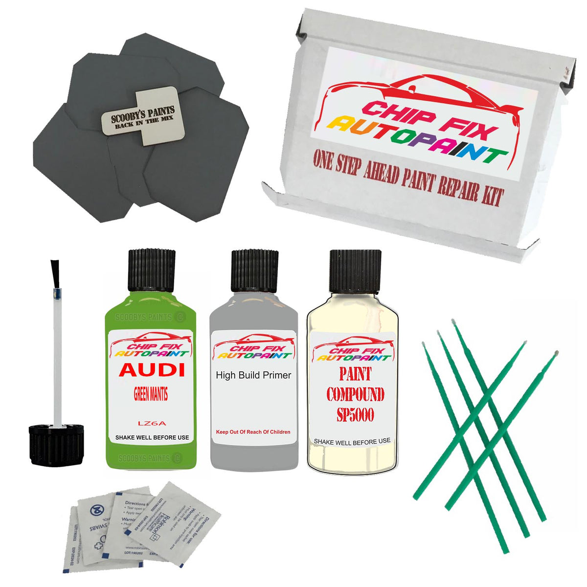 Paint For Audi Rs 3 Green Mantis 2014-2022 Code Lz6A Touch Up Paint Ex ...
