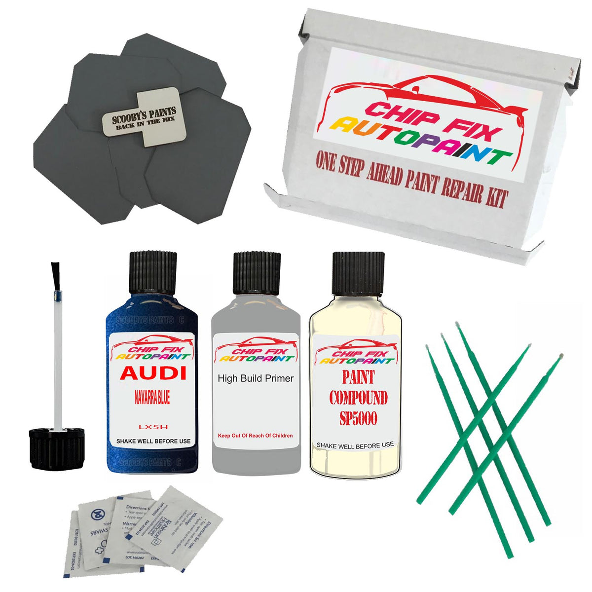 Paint For Audi Q5 S Line Navarra Blue 2015-2022 Code Lx5H Touch Up Pai ...