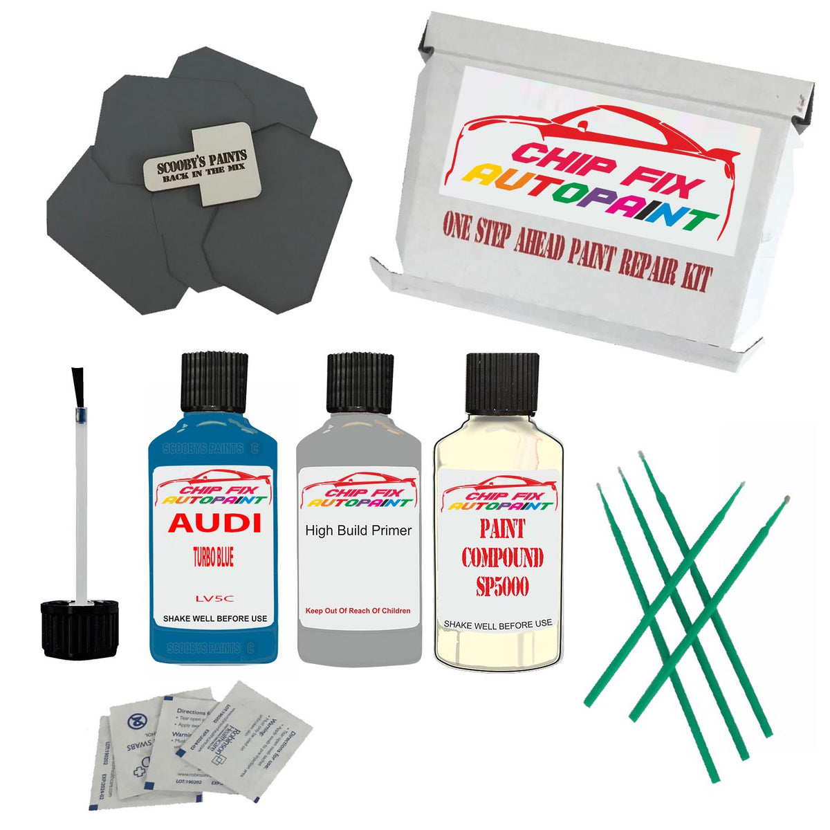 Paint For Audi A5 Turbo Blue 2018-2022 Code Lv5C Touch Up Paint Exteri ...