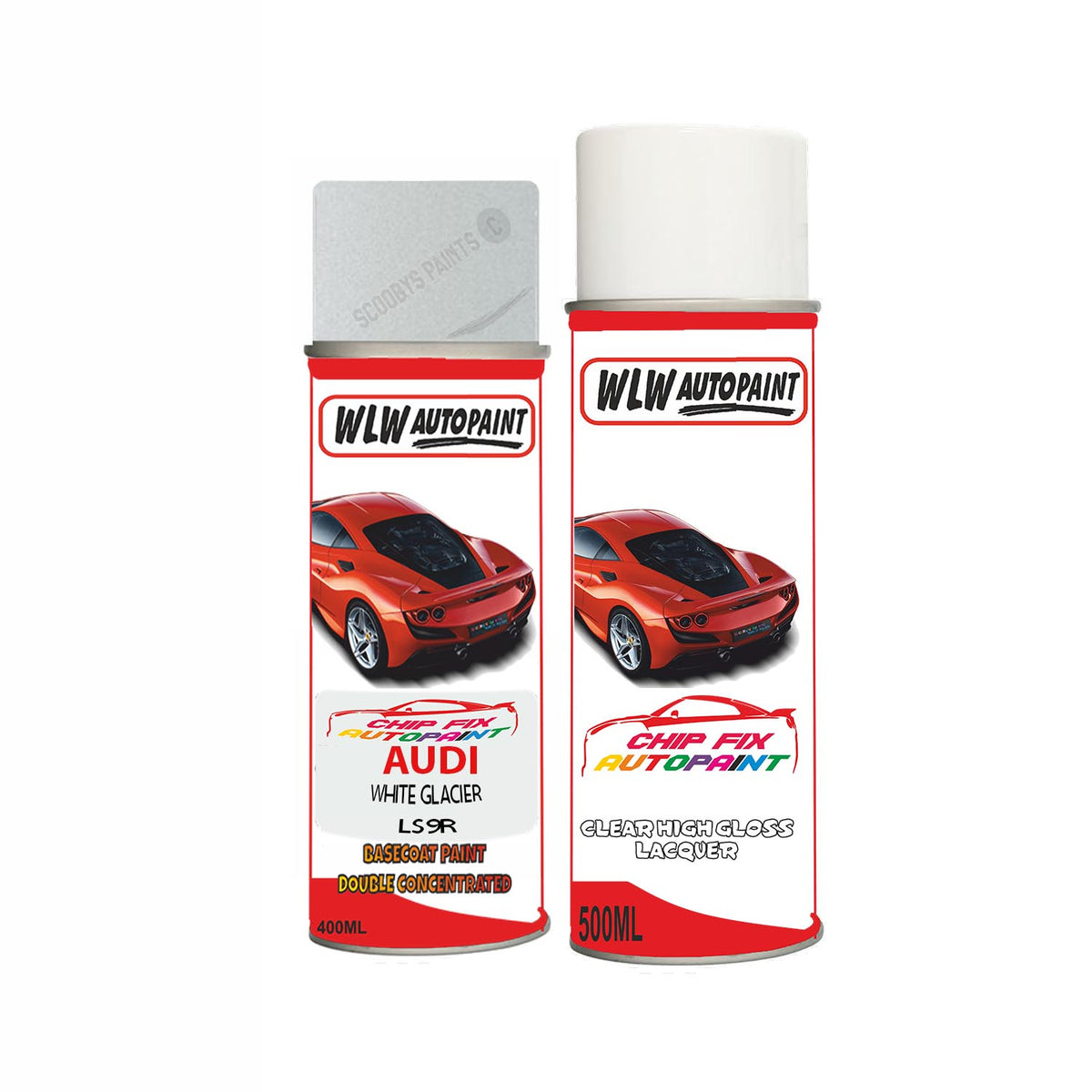 Audi White Glacier Paint Code Ls9R Aerosol Spray Paint – Car Touch Up ...