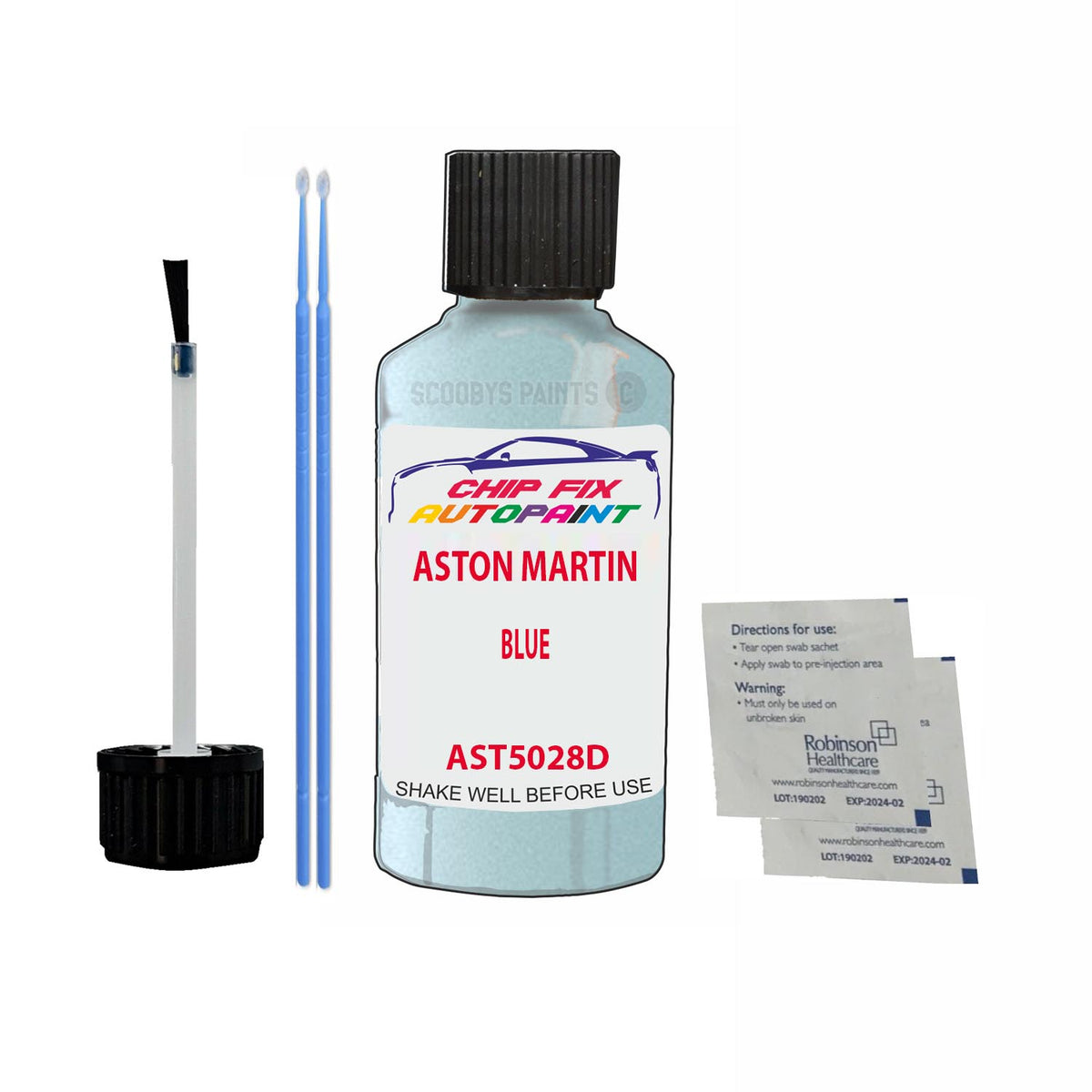 ASTON MARTIN BLUE Paint Code AST5028D Scratch Touch Up Paint Pen – Car ...