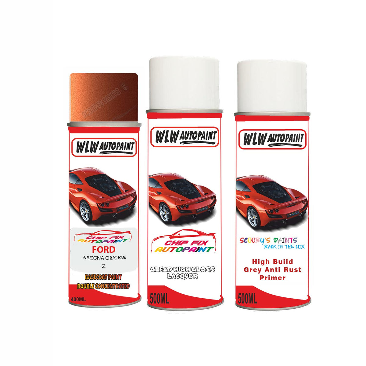 Ford Arizona Orange Paint Code Z Aerosol Spray Paint – Car Touch Up ...