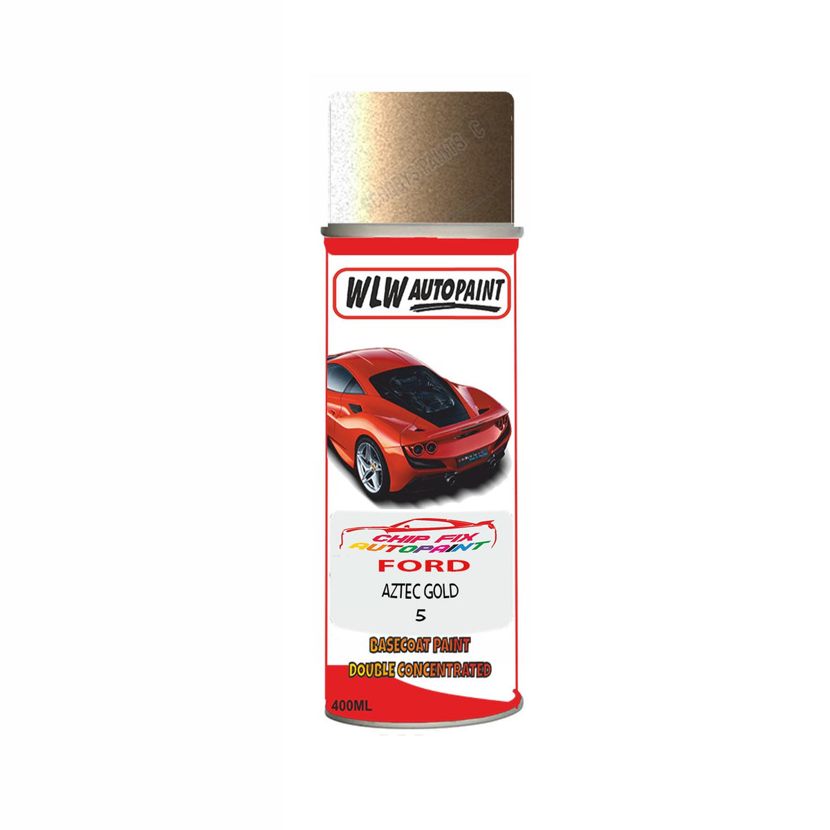Ford Aztec Gold Paint Code 5 Aerosol Spray Paint – Car Touch Up Spray Paint
