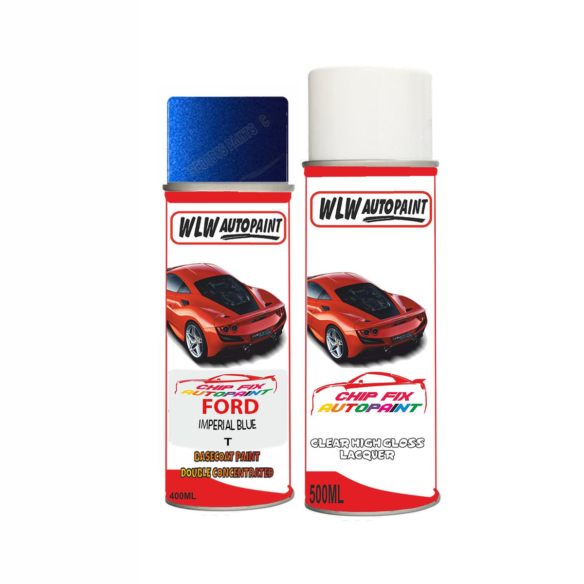 Ford Imperial Blue Paint Code T Aerosol Spray Paint – Car Touch Up ...