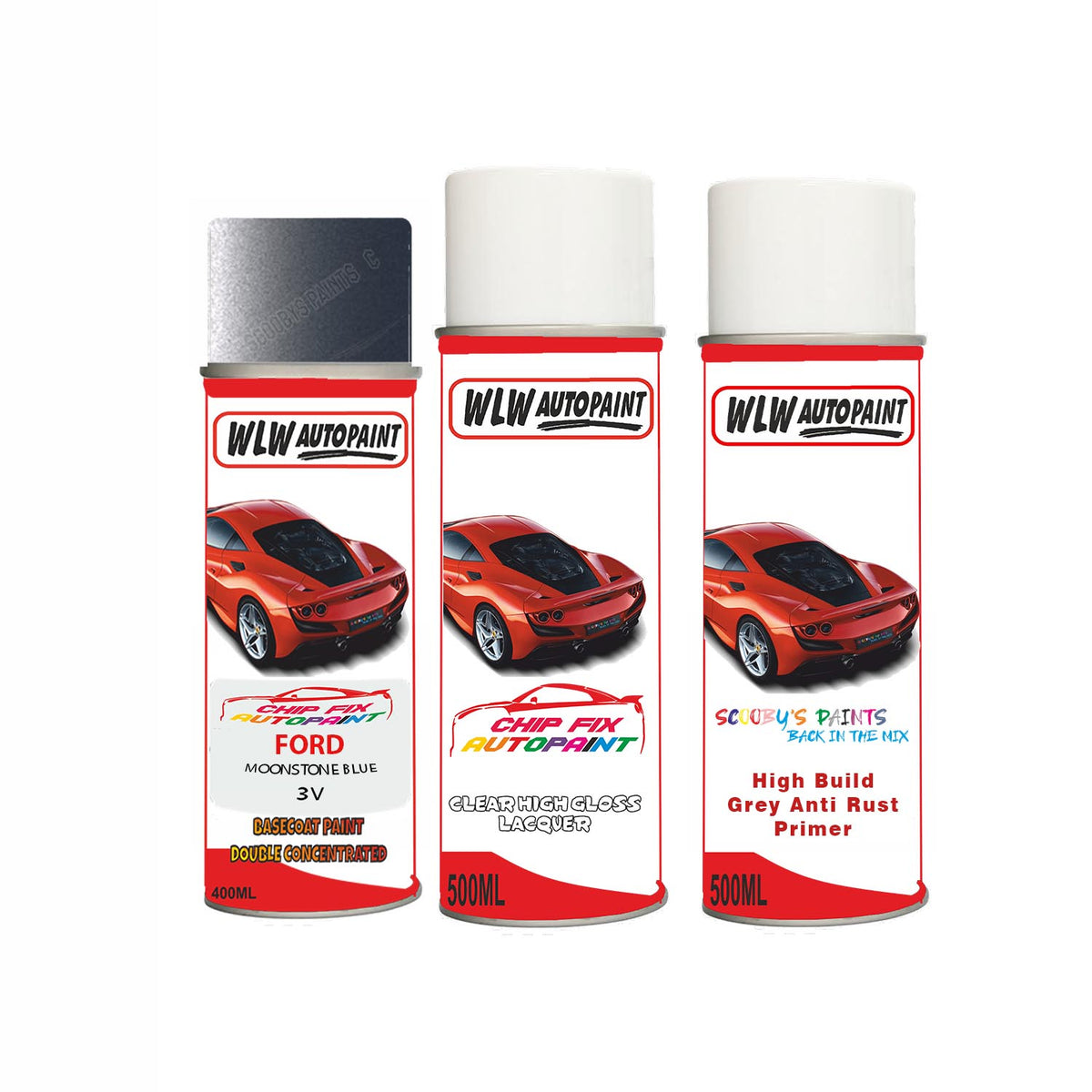 Ford Moonstone Blue Paint Code 3V Aerosol Spray Paint – Car Touch Up ...