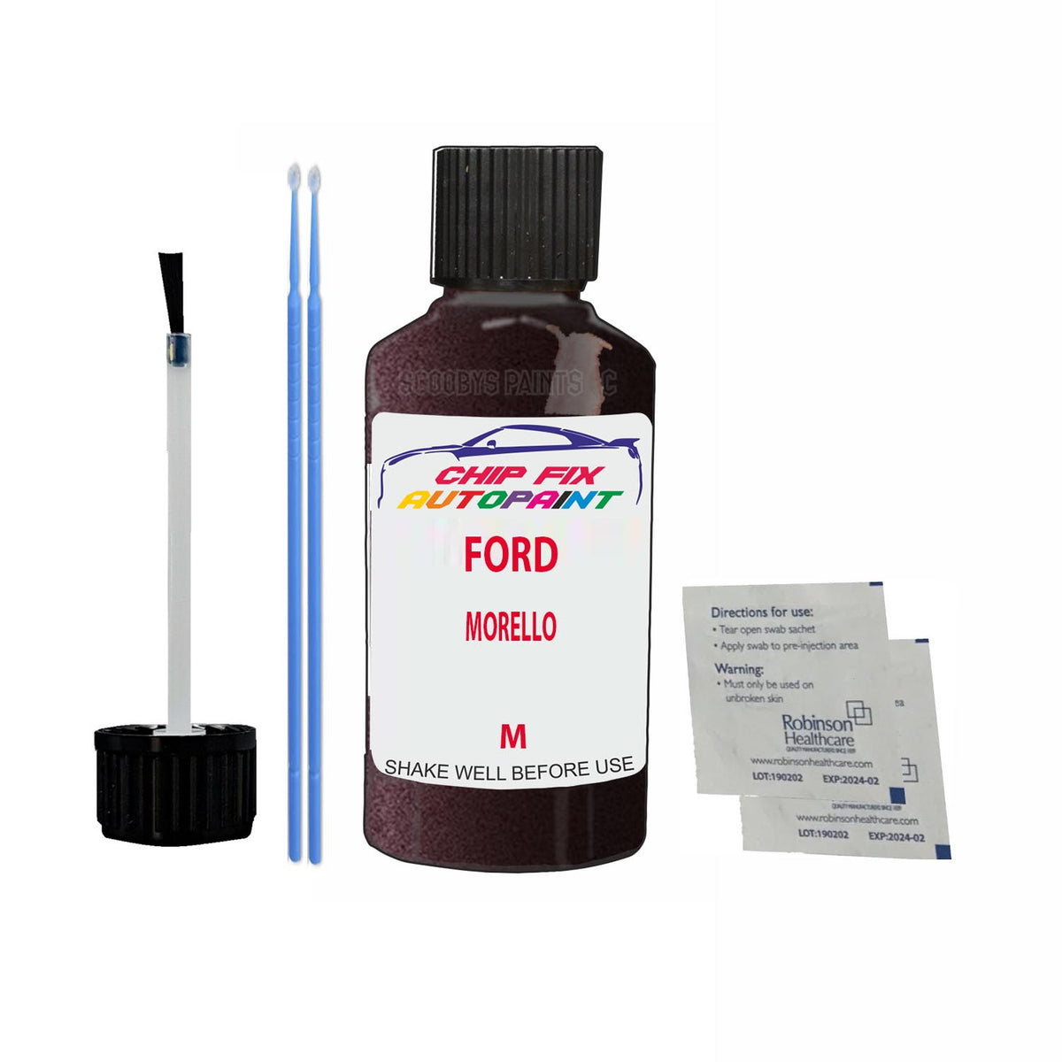 Paint For Ford Fiesta MORELLO 2007-2012 RED Touch Up Paint – Car Touch ...