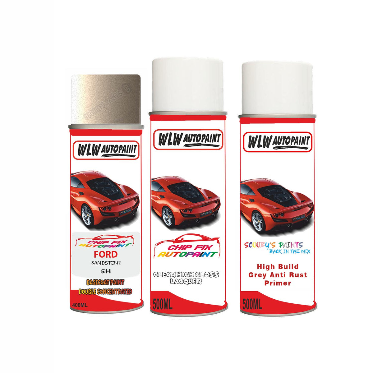 Ford Sandstone Paint Code 5H Aerosol Spray Paint – Car Touch Up Spray Paint