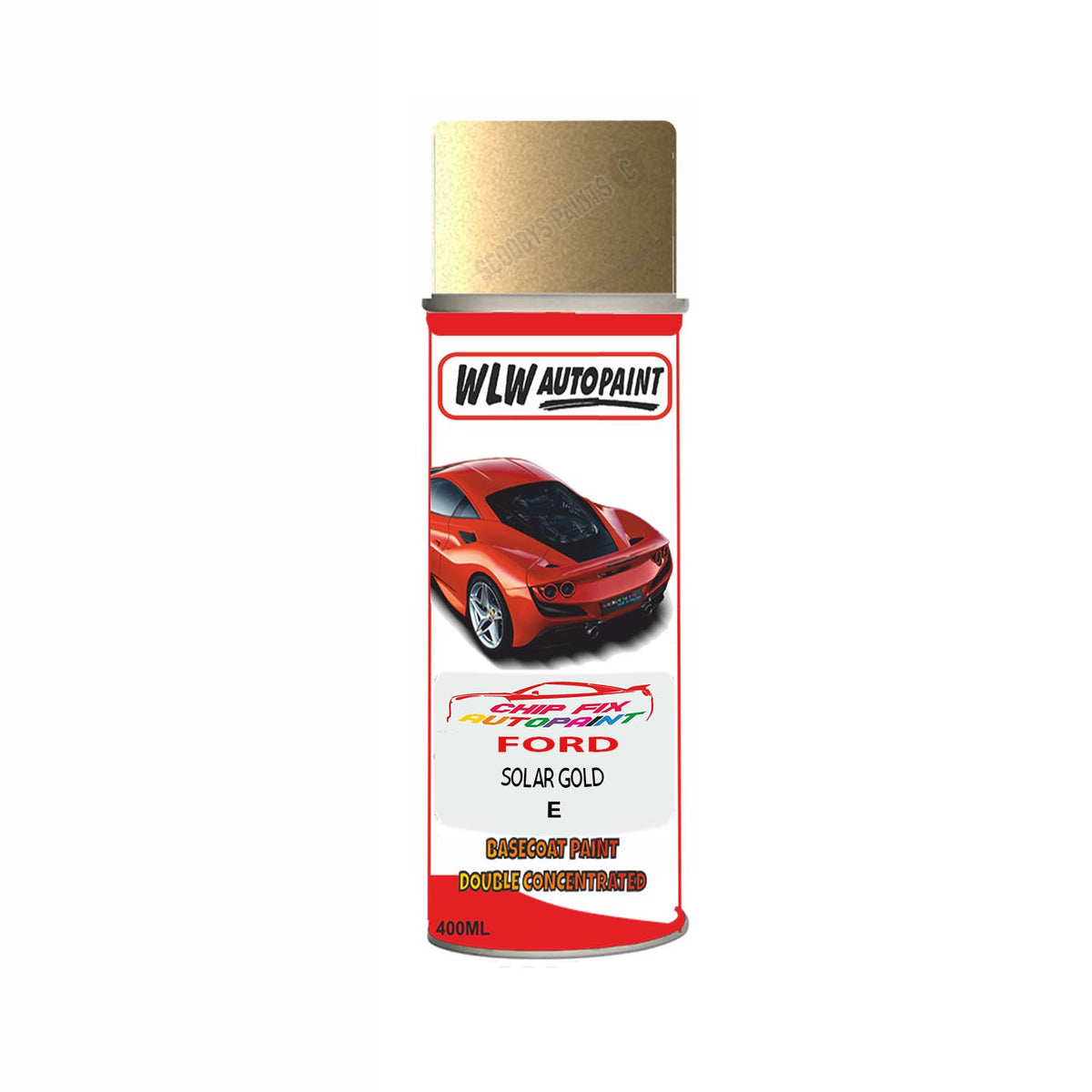 Ford Solar Gold Paint Code E Aerosol Spray Paint – Car Touch Up Spray Paint