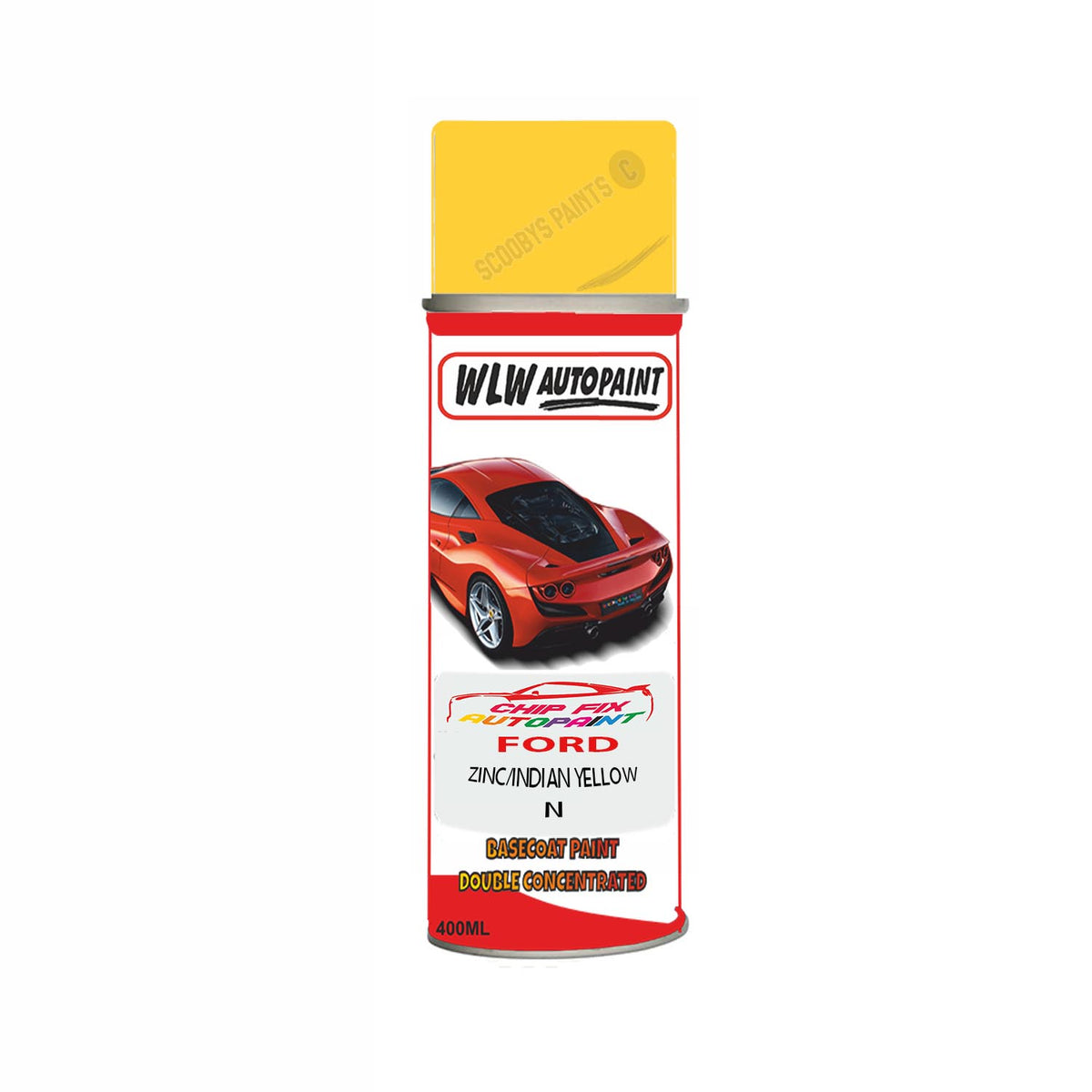 Ford Zinc/Indian Yellow Paint Code N Aerosol Spray Paint – Car Touch Up ...