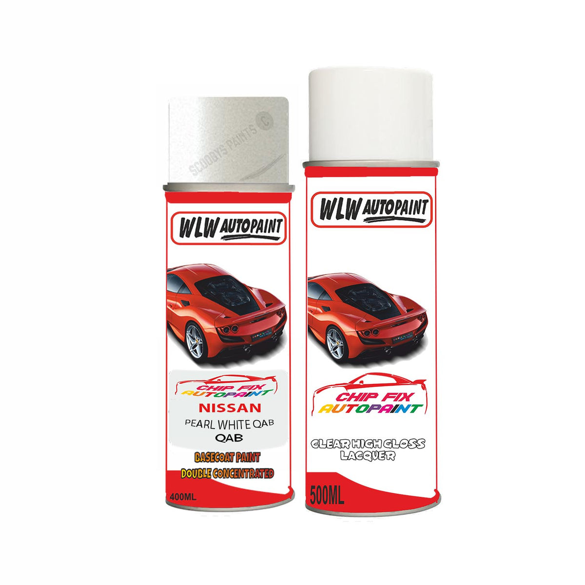 NISSAN PEARL WHITE QAB Code:(QAB) Car Aerosol Spray Paint Can – Car ...