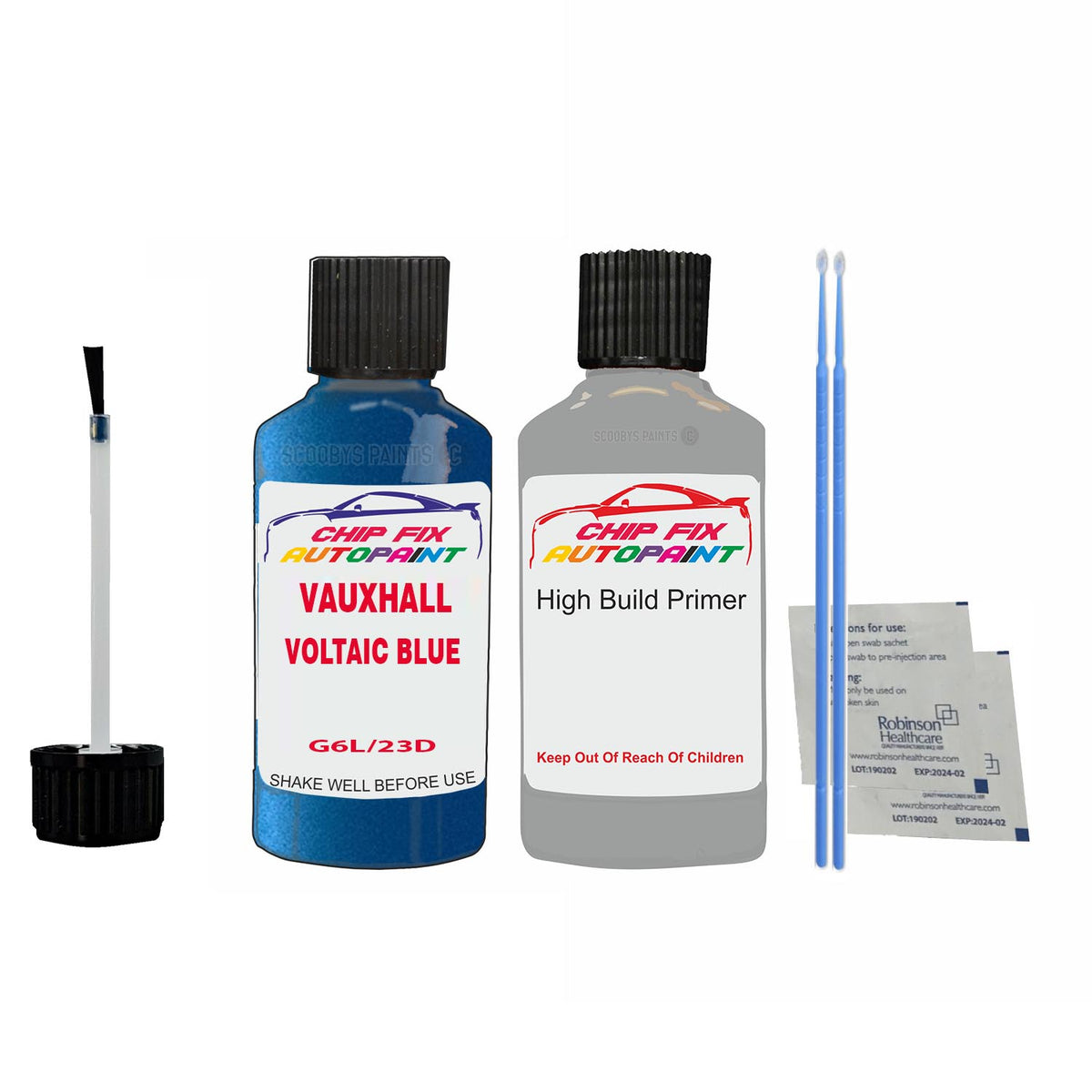 Paint For Vauxhall Corsa Voltaic Blue G6L/23D 2019-2021 Blue Touch Up ...