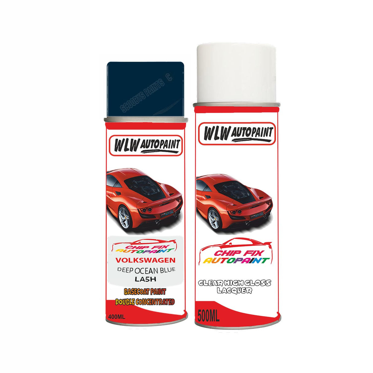 Paint For Vw Transporter Van Deep Ocean Blue LA5H 2011-2020 Blue Aeros ...