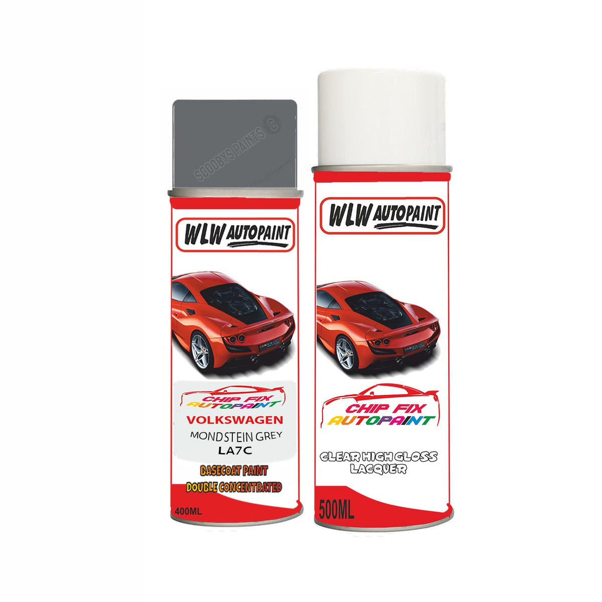 Paint For Vw Golf Mk8 Mondstein Grey LA7C 2018-2022 Silver/Grey Aeroso ...